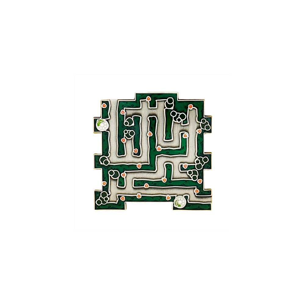Signal's Labyrinth Geocoin Four- The Hedge - 4