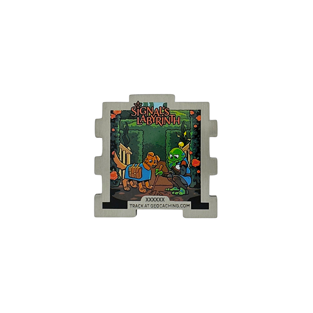 Signal's Labyrinth Geocoin Four- The Hedge - 4